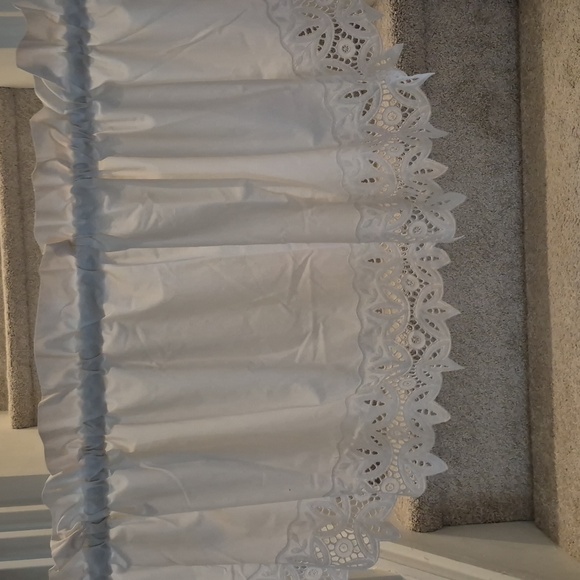 unknown | Accents | Battenberg Lace Style Valance 56x2 Off White | Poshmark